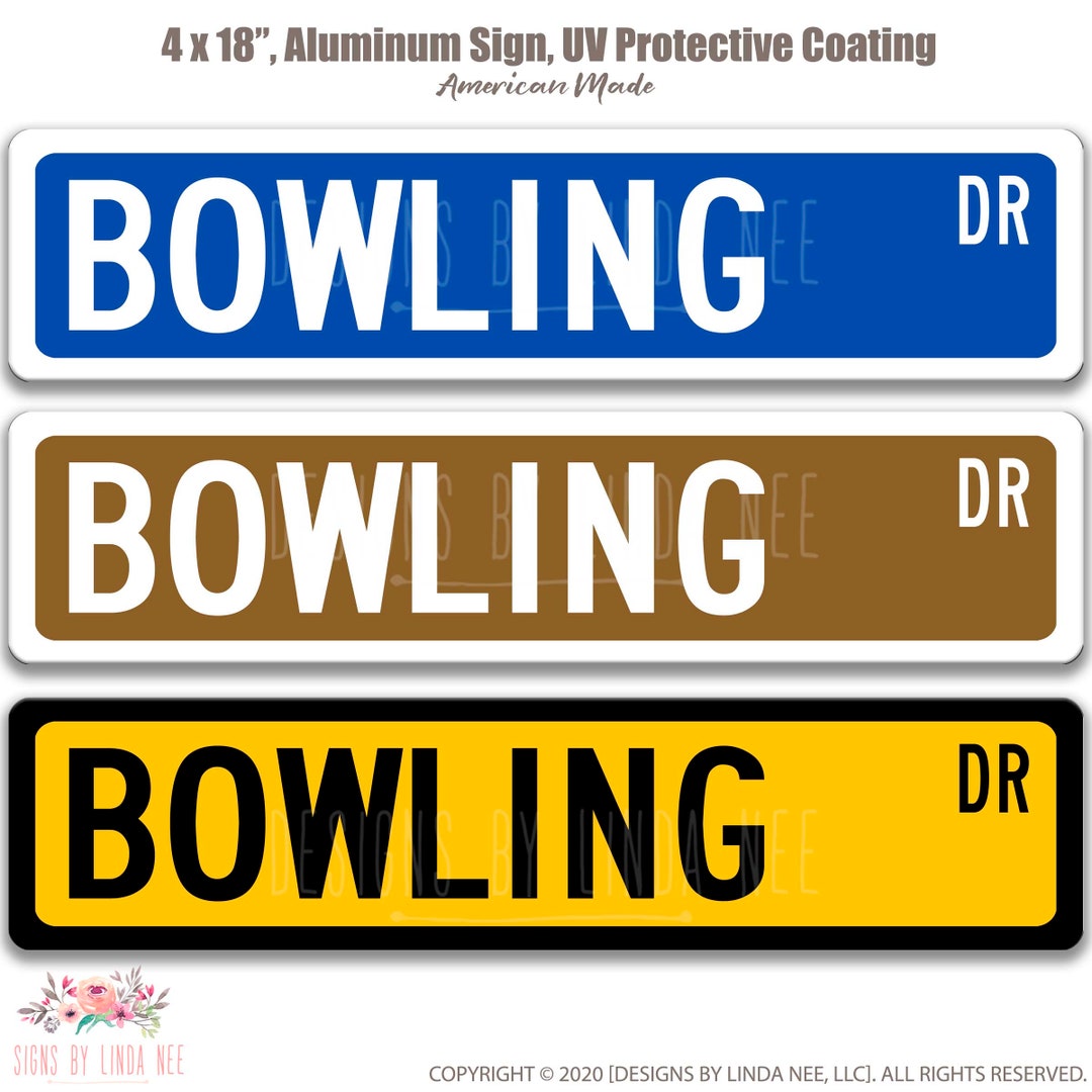 Bowling Sign, Bowling Party Sign Sign, Bowling Decor, Gift for Bowlers ...