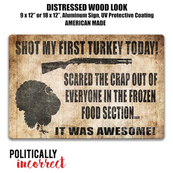 Funny Hunting Signs - Etsy