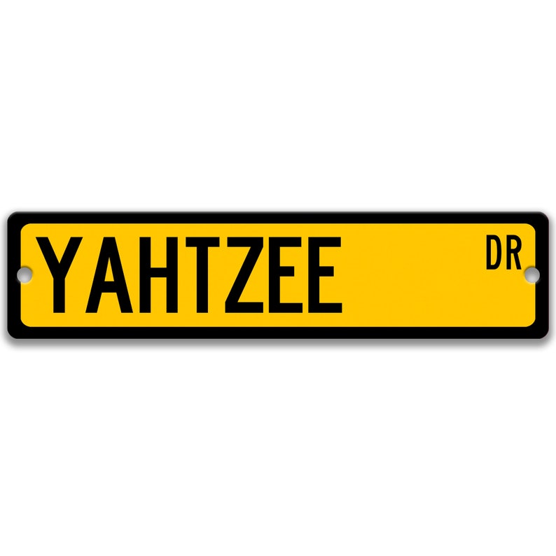 Yahtzee Sign Yahtzee Game Decor Yahtzee Yard Game Sign - Etsy