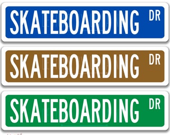 Skatepark Street Sign Skateboard Ramp Skateboarding - Etsy