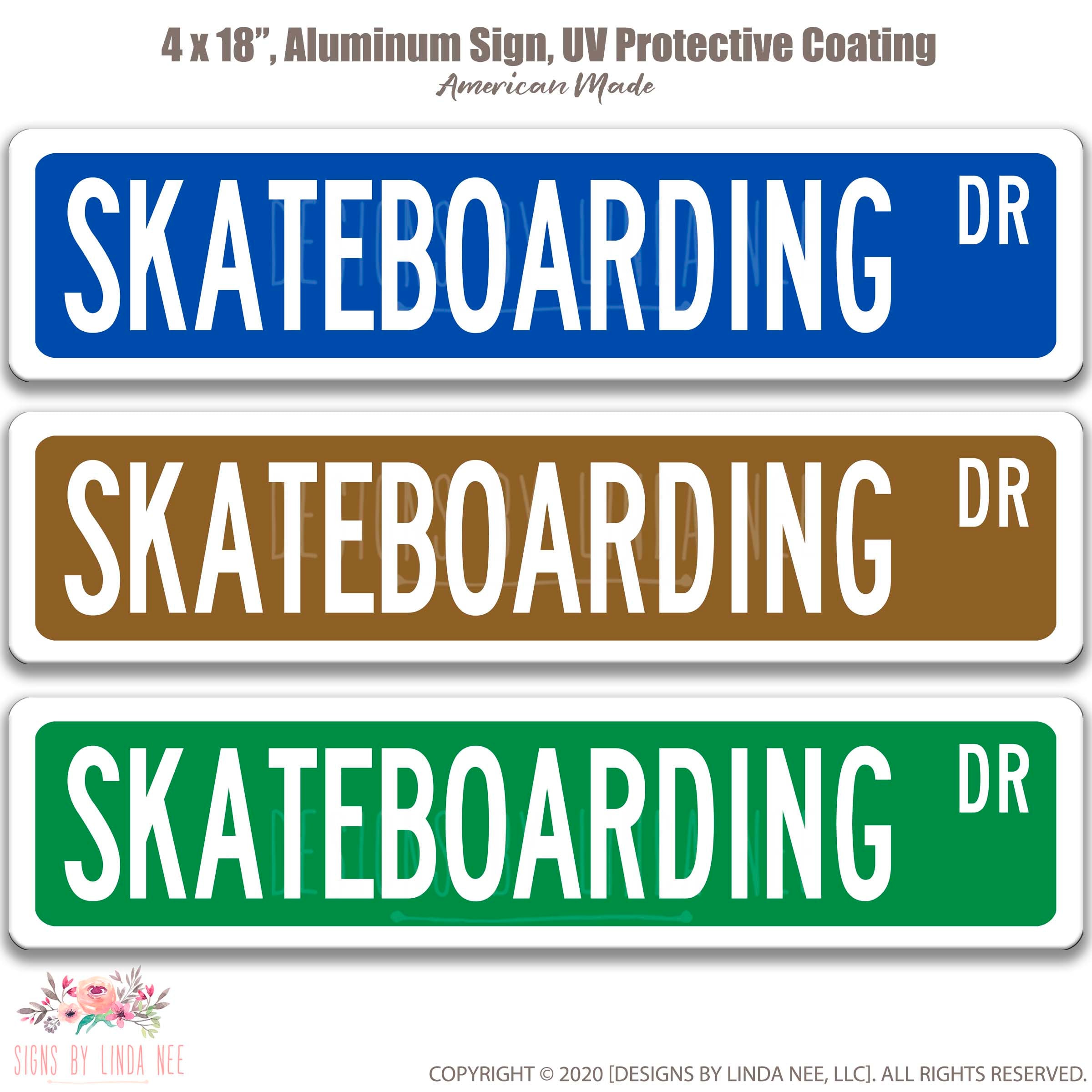 Skateboarding Sign Skaters Sign Skateboarding Decor Gift - Etsy