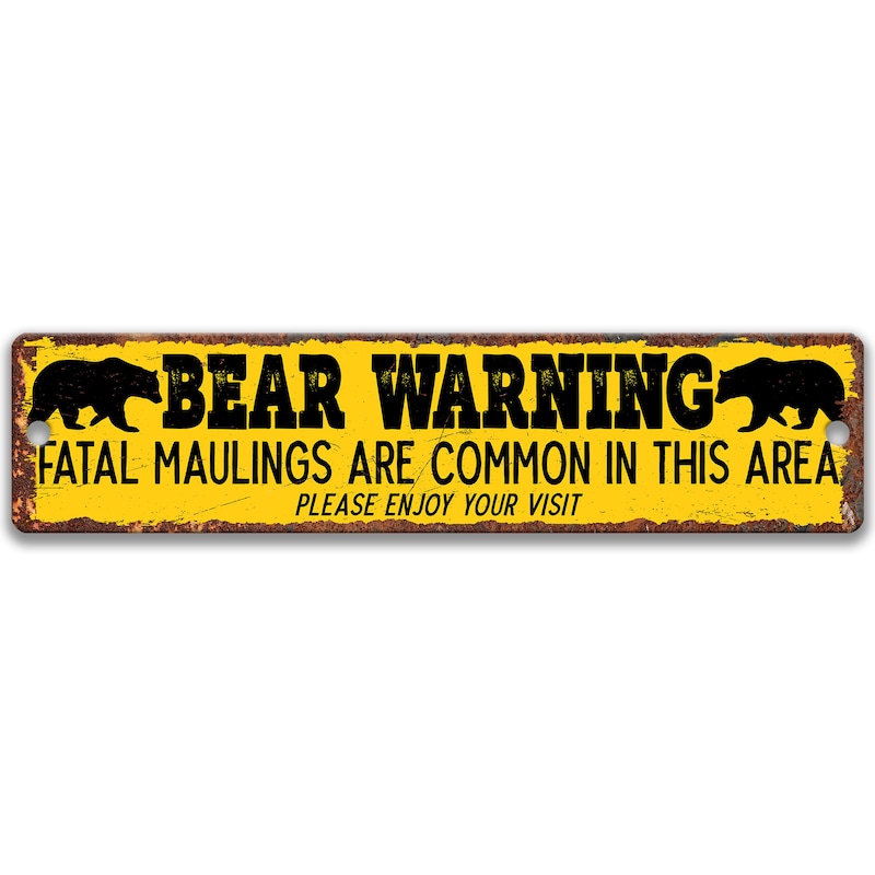 Bear Signs - Etsy