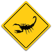 Funny Scorpion Sign, Scorpion Crossing Sign, Vivarium Sign, Funny ...
