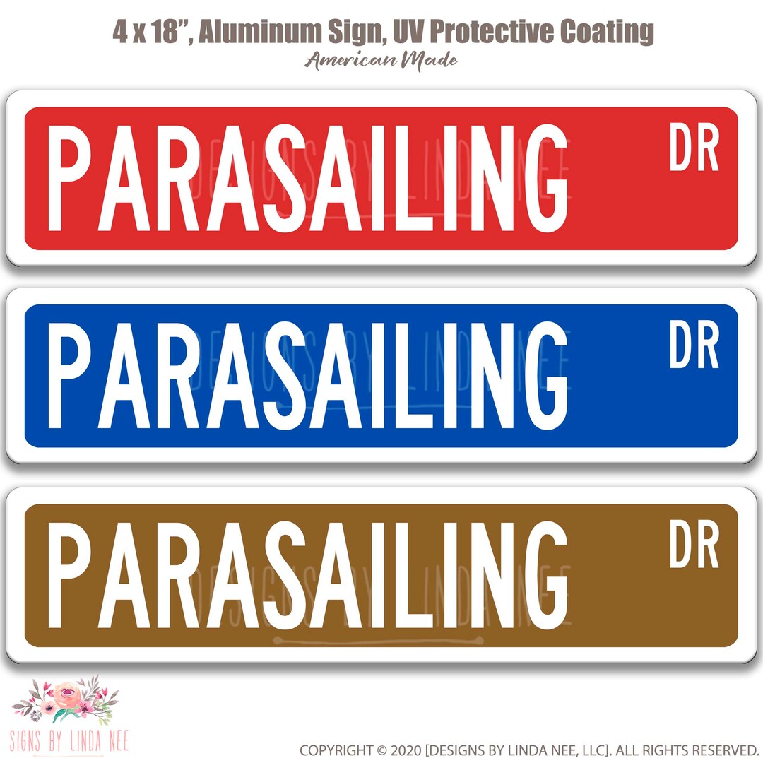 Parasailing, Parasailing Sign, Parasail Decor, Parasailing Fan, Boating ...