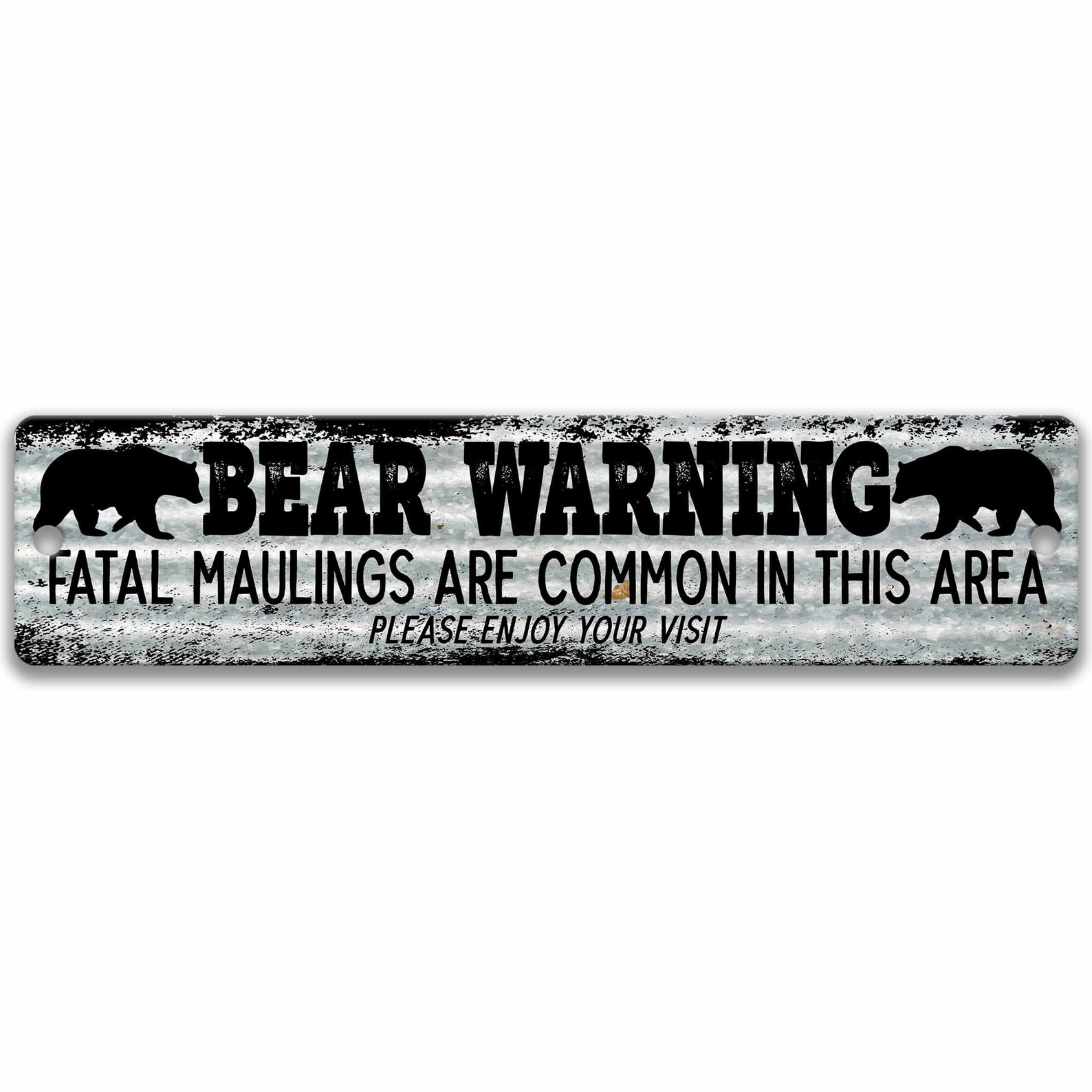 Funny Bear Warning Sign Bear Hunting Sign Black Bear - Etsy