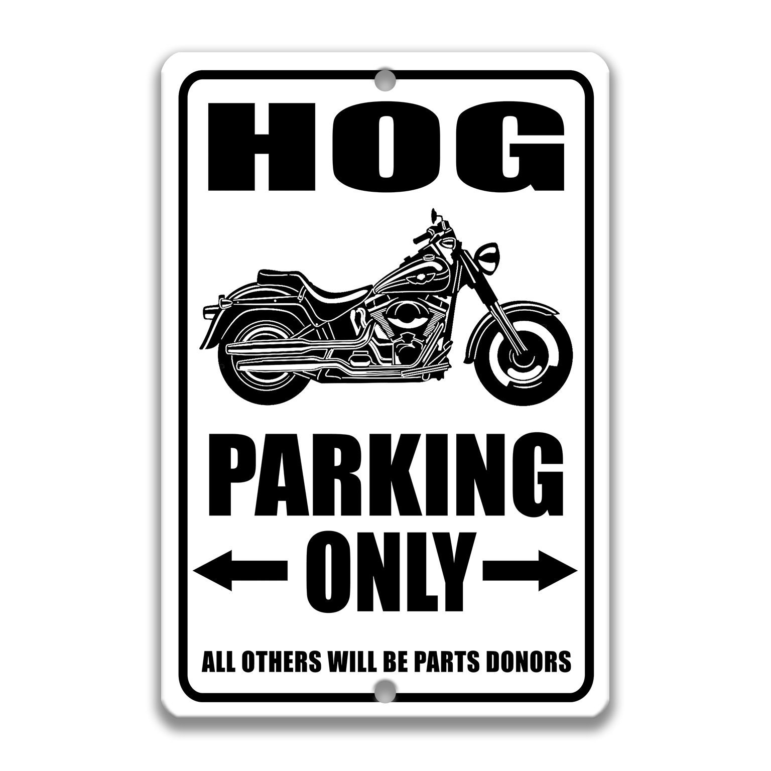 Hog Parking Sign Harley Sign Harley Motorcycle Gift Gift - Etsy