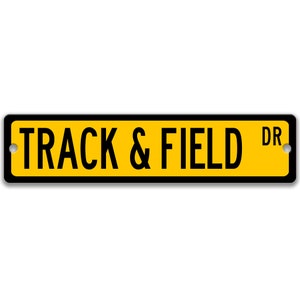 Track and Field Sign, Track and Field Gift, Track and Field Wall Decor ...