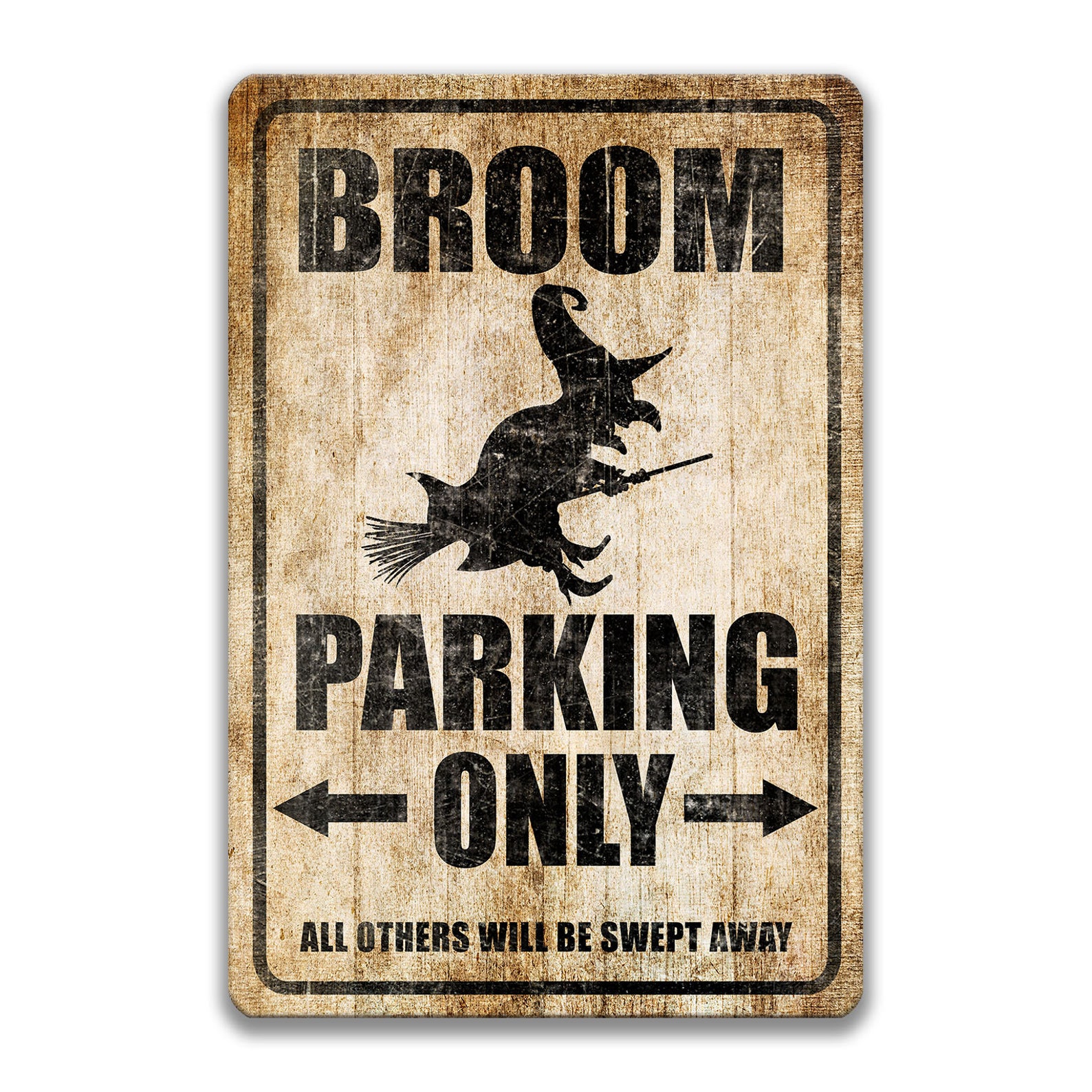 Broom Parking Sign Broom Sign Witches Broom Sign - Etsy