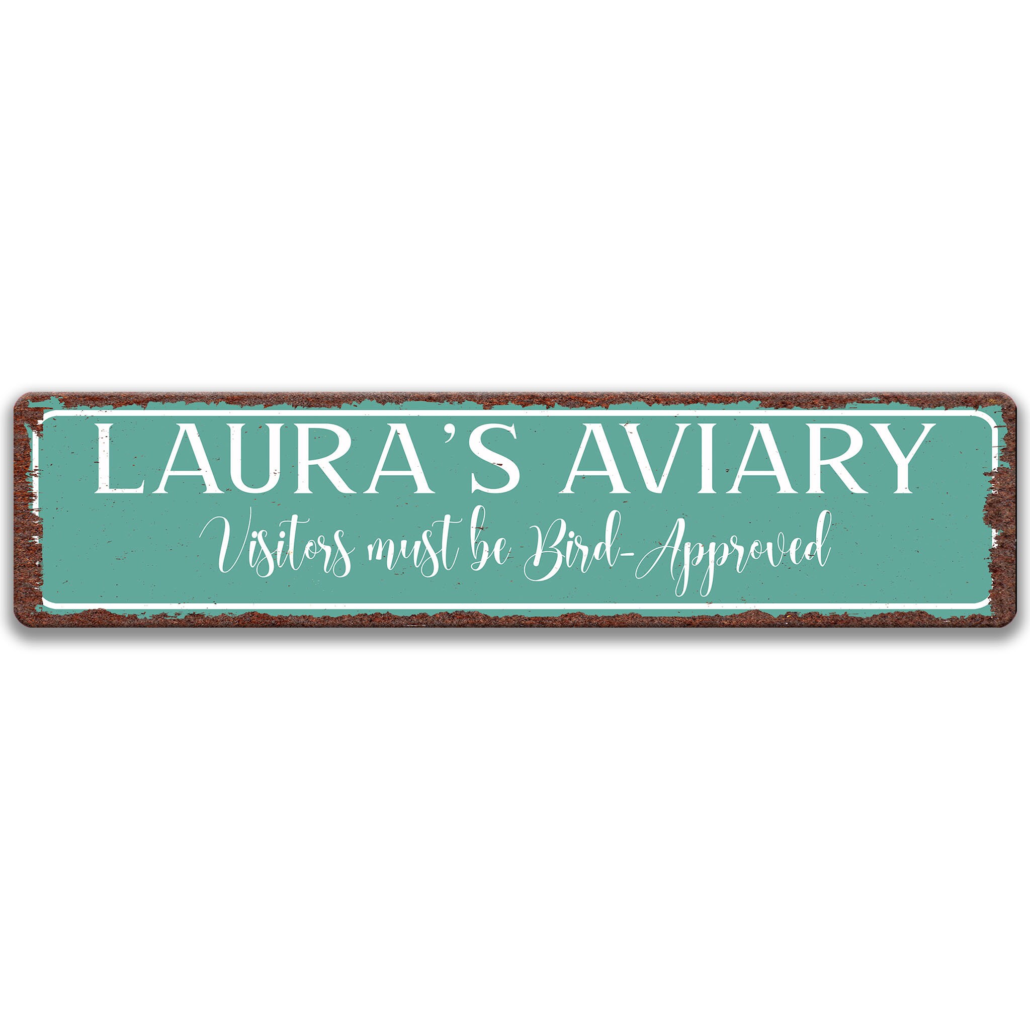 Personalized Aviary Sign Bird Watching Area Rustic Bird - Etsy