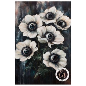 Moody Botanical Goth Print, Dark Academia Decor, Victorian Gothic ...