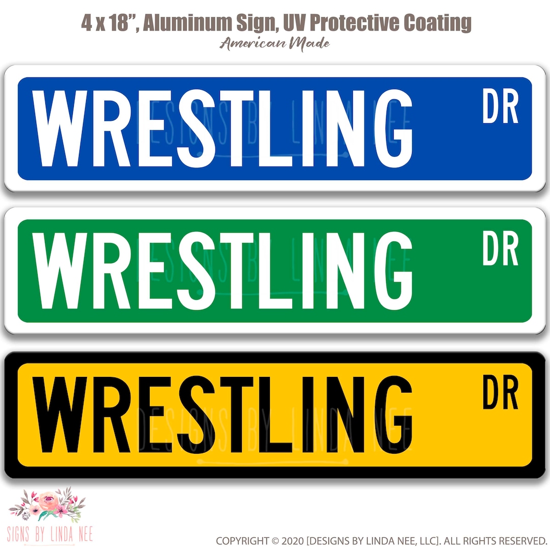 Wrestling, Wrestling Sign, Gift for Wrestler Player, Wrestling Decor ...