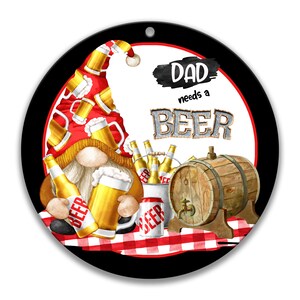 Dad Needs A Beer, Fathers Day Gift, Gift for Husband, Humor Gift, Stout ...