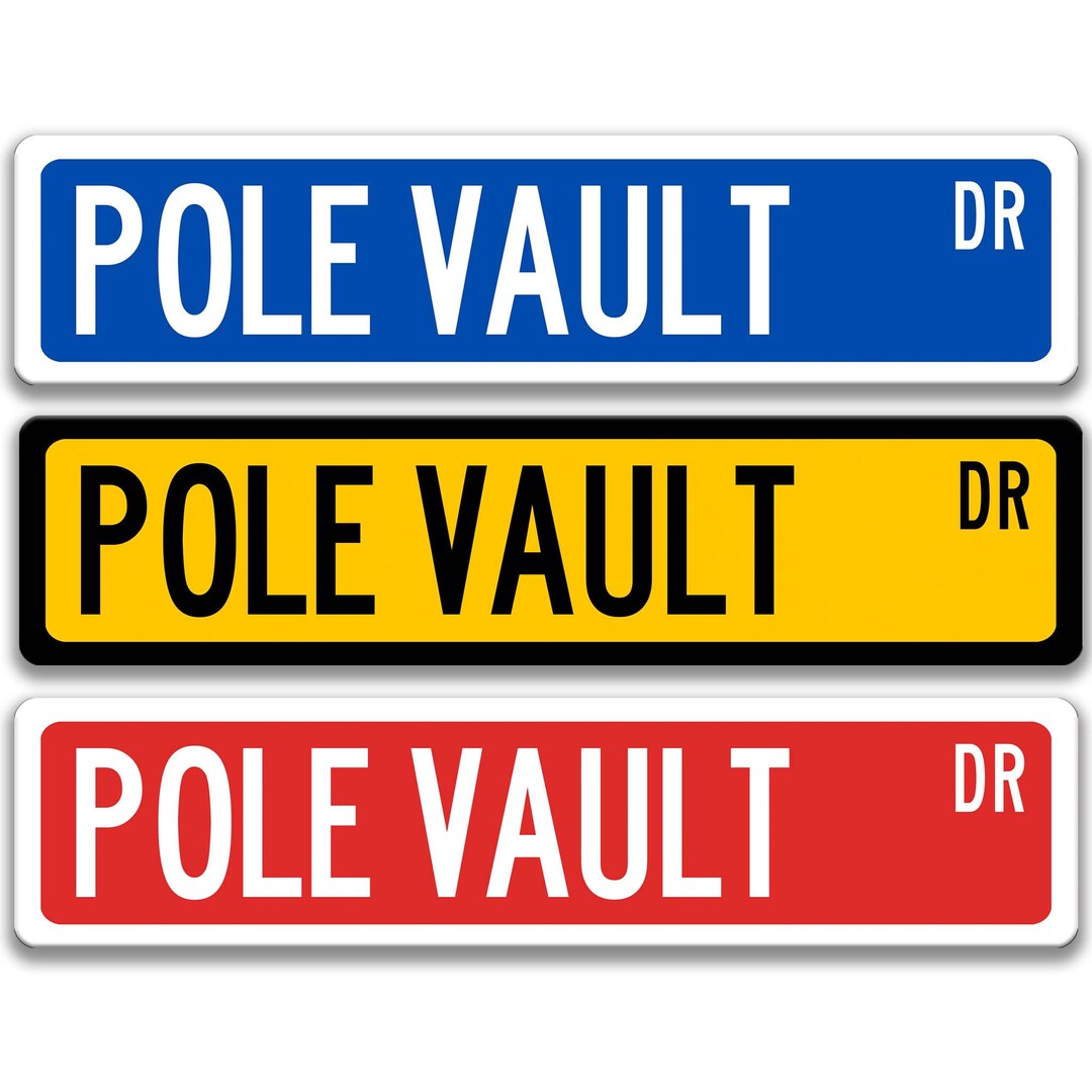 Pole Vault Sign, Track and Field Gift, Track and Field Wall Decor ...