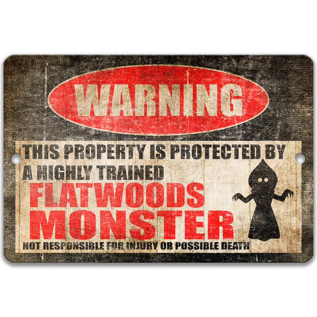 Flatwoods Monster Sign - Hometown Legends - Home State Cryptids ...