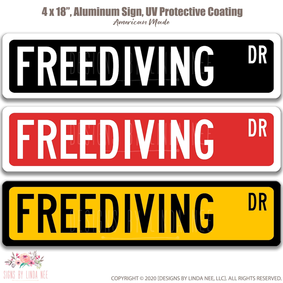 Freediving, Freediving Sign, Deep Sea Diving, Gift for Scuba Divers ...