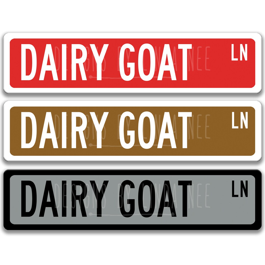Dairy Goat Sign, Dairy Goat Gift Goat Lover Gift Custom Goat Sign Goat ...