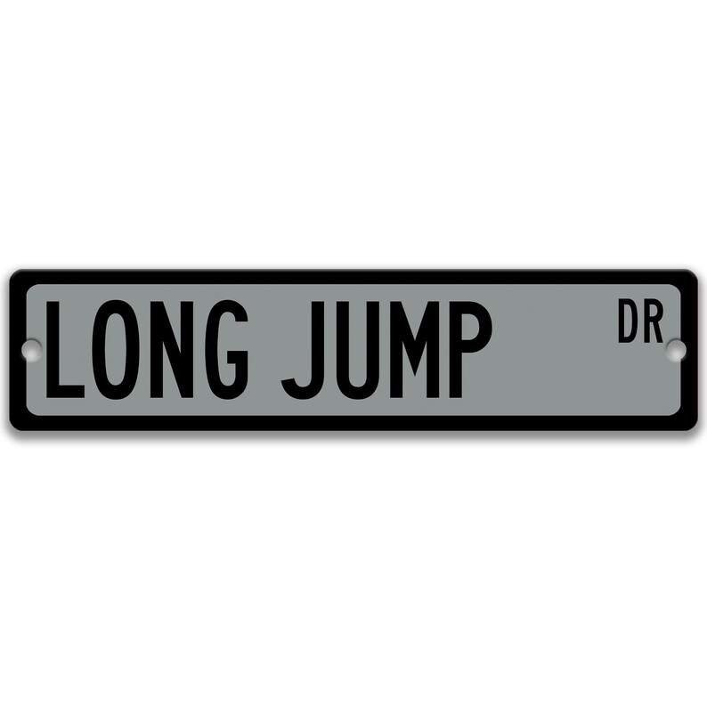 Long Jump Sign Track and Field Gift Track and Field Wall - Etsy