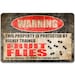 Funny Fruit Flies Sign Bug Warning Sign No Trespassing Sign - Etsy