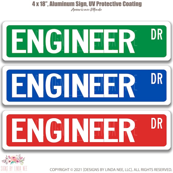 Engineer Sign Engineer Graduation Gift Engineer Decor | Etsy