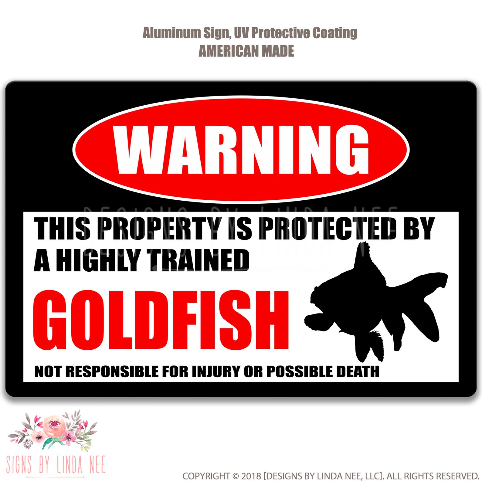 Goldfish Sign Fish Tank Sign Aquarium Sign Aquarium Decor | Etsy