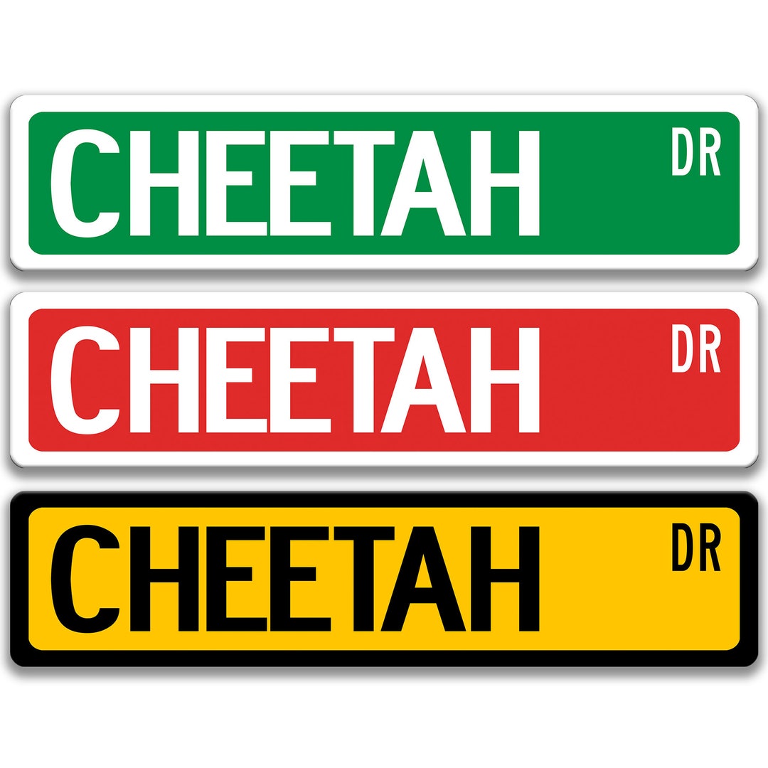 Cheetah Sign, Big Cat Lover, Cheetah Gift, Cheetah Decor, Cheetah Lover ...