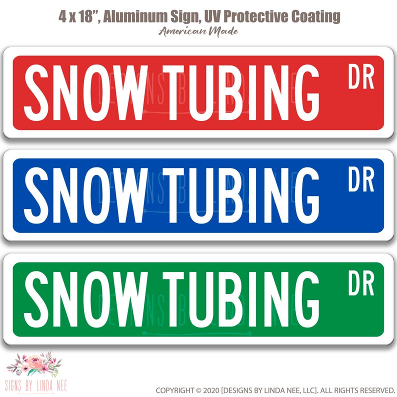 Snow Tubing Snow Tubing Sign Snow Tubing Gift Snow Tubing - Etsy