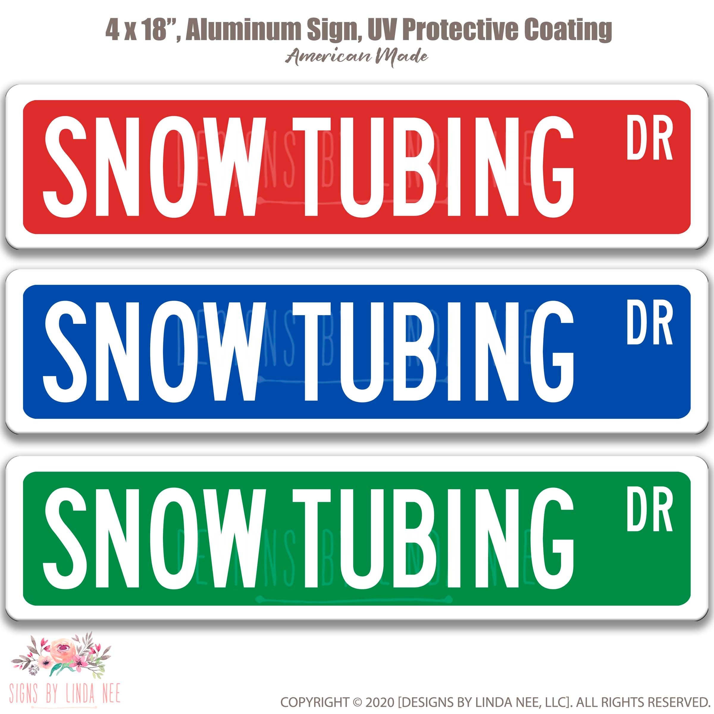 Snow Tubing, Snow Tubing Sign, Snow Tubing Gift, Snow Tubing Wall Decor ...