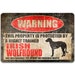 Funny Skunk Sign Novelty Sign Skunk Warning Sign Funny Yard Sign Skunk ...