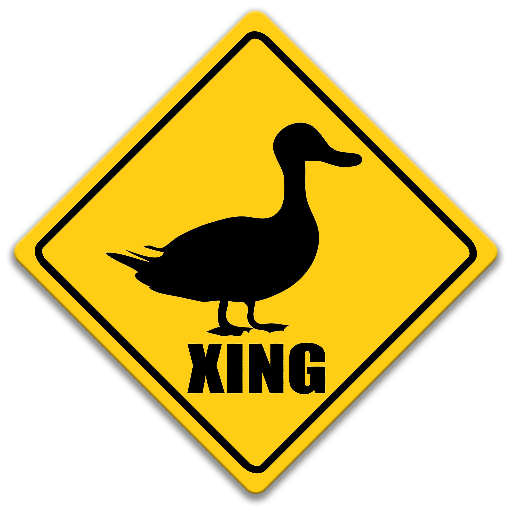 Cartoon Ducks Crossing