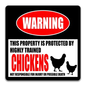 Chicken Sign Funny Chicken Sign Chicken Coop Sign Chicken Decor Barn ...