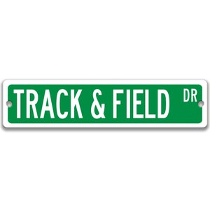Track and Field Sign, Track and Field Gift, Track and Field Wall Decor ...