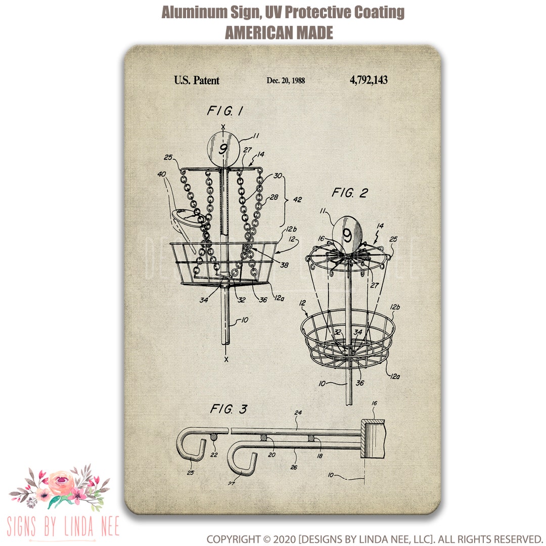 Disc Golf Basket Blueprints