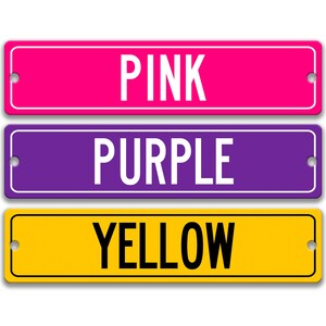 Personalized Street Sign, Create Your Own Street Sign With Your Name or ...