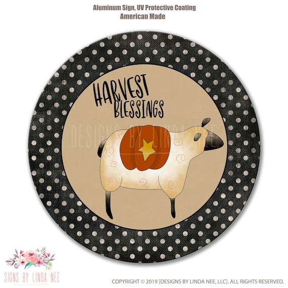 Primitive Wreath Sign Fall Wreath Sign Primitive Sheep - Etsy