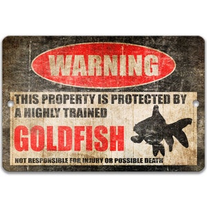 Goldfish Sign Fish Tank Sign Aquarium Sign Aquarium Decor Fresh Water ...