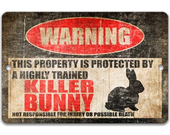 Dwarf Bunny Zone Pet Rabbit Novelty Sign Aluminum 6 - Etsy