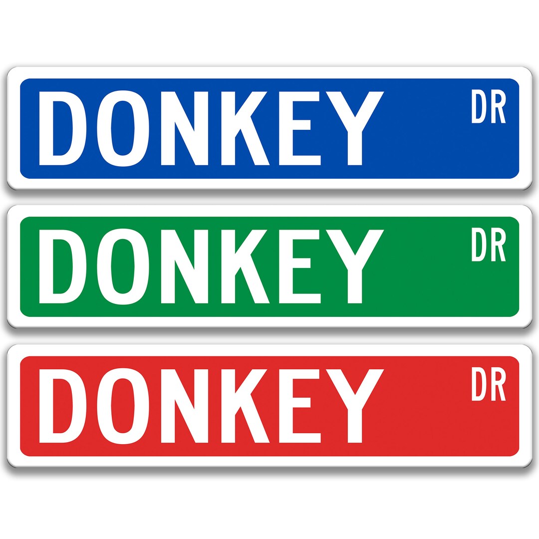 Donkey Sign, Donkey Decor, Donkey Gift, Donkey Lover Gift, Custom ...