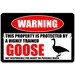 Goose Sign Goose Warning Sign Funny Goose Sign Goose Coop Sign Goose ...