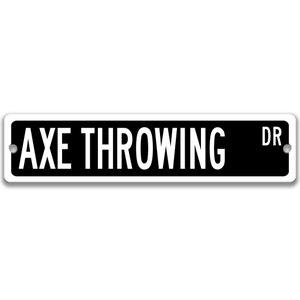 Axe Throwing, Axe Throwing Sign, Axe Thrower Gift, Axe Throwing Gift ...