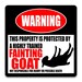 Fainting Goat Warning Sign Funny Goat Sign Goat Decor Barn Sign Yard Sign Goat Gift Livestock ...