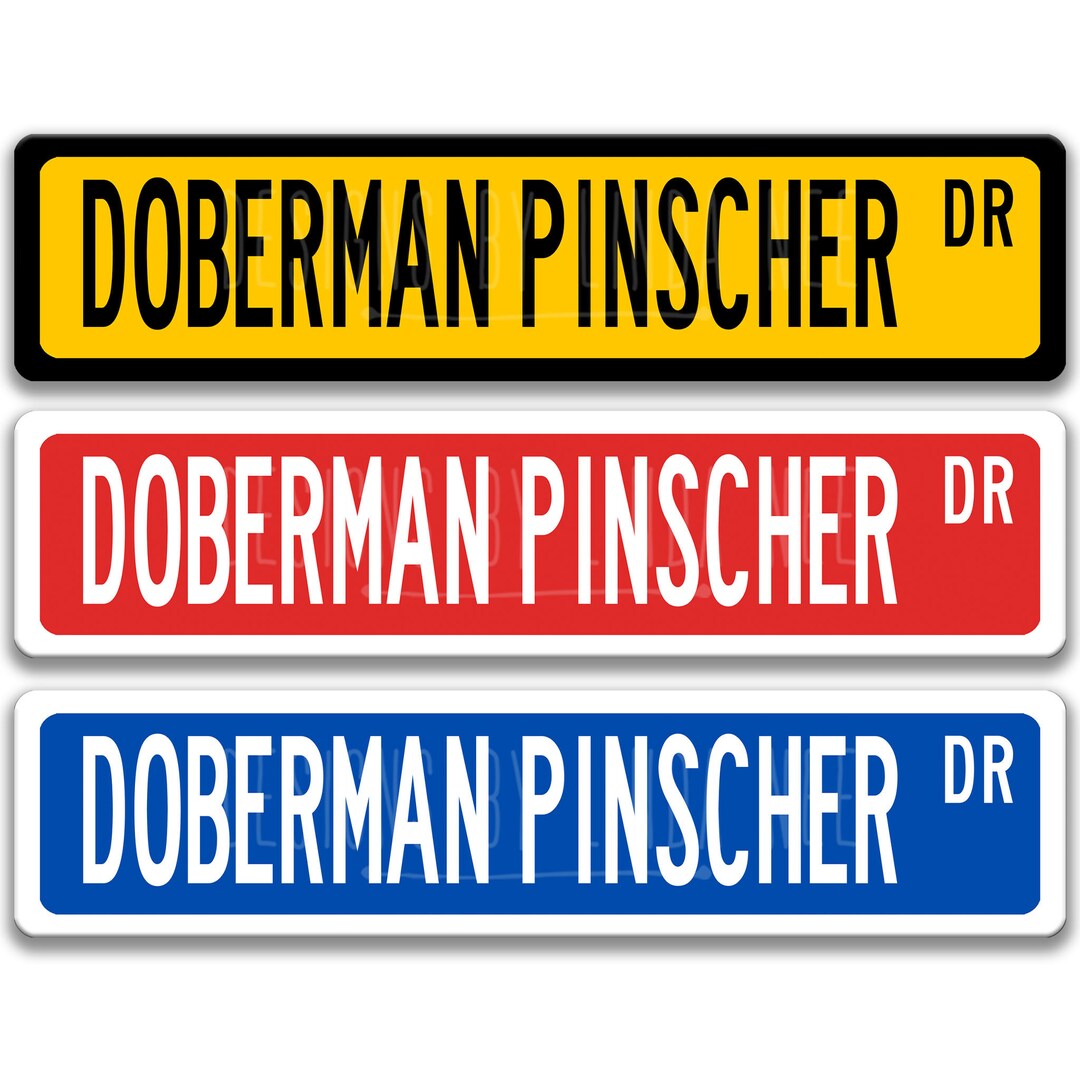 Doberman Pinscher Sign Doberman Gift Doberman Dog Lover Gift Custom ...