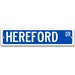 Hereford Sign Hereford Cattle Sign Farm Sign Cow Gift Cow - Etsy