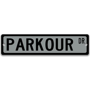 Parkour Sign, Parkour Gift Idea, Parkour Decor, Parkour Wall Art ...