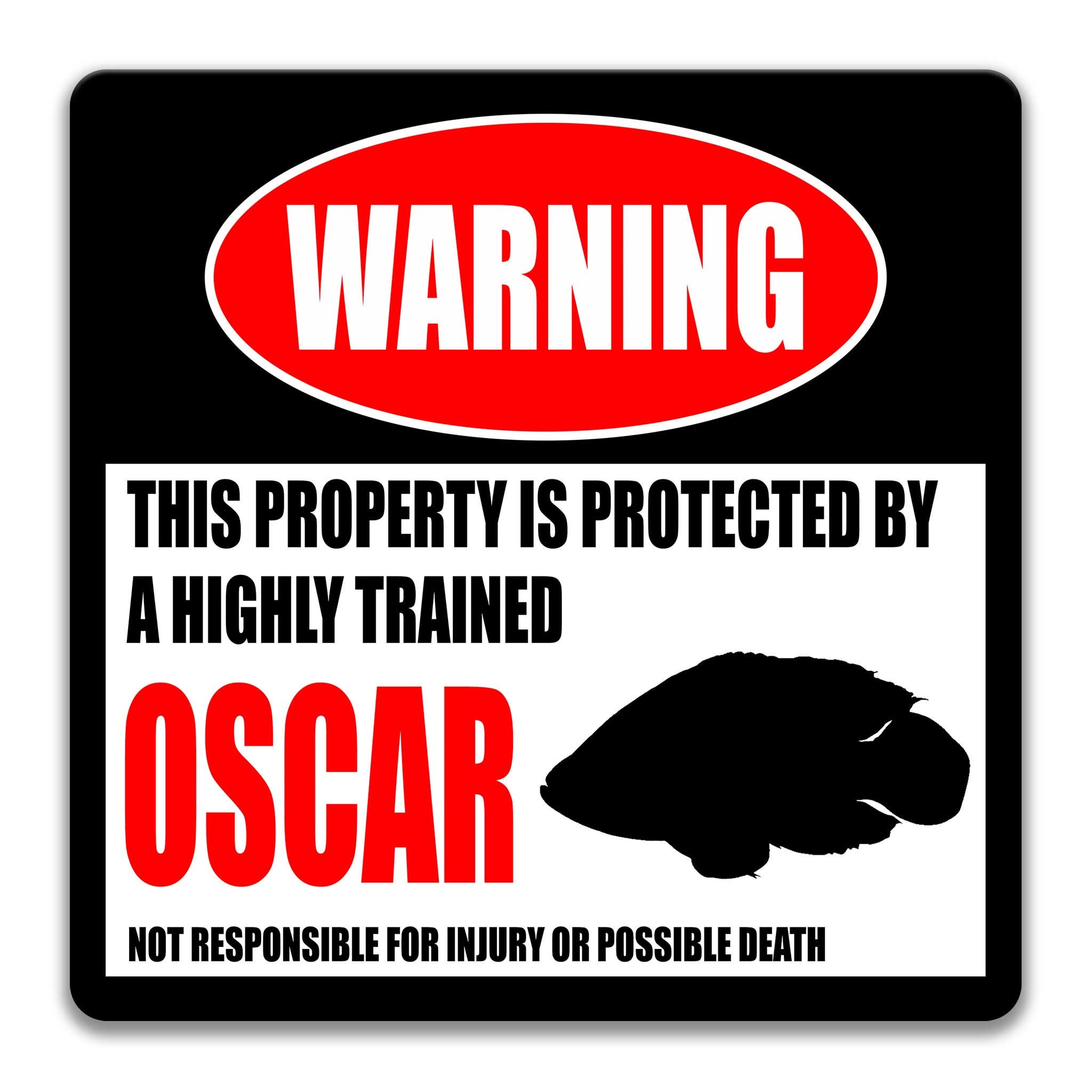 Fish Sign Oscar Sign Aquarium Sign Aquarium Decor Fresh Water | Etsy