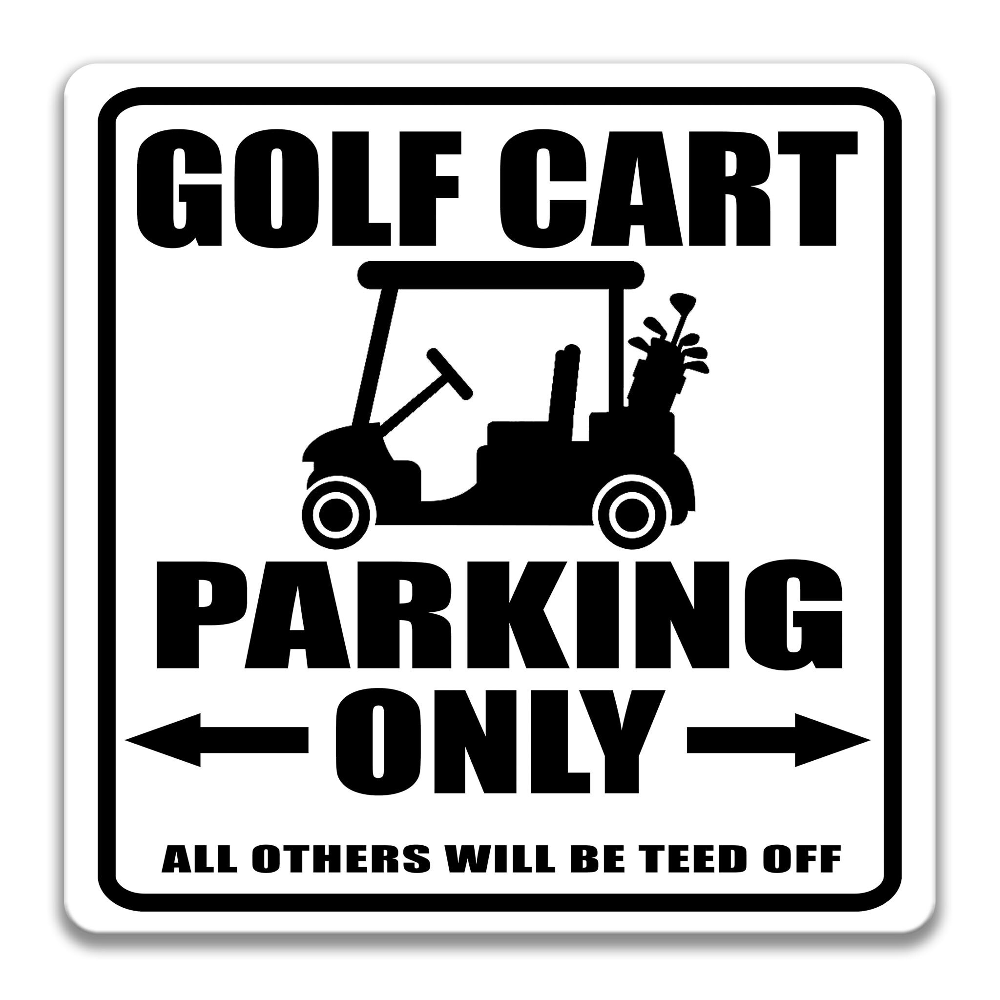 Golf Cart Parking Only Sign Golf Cart Sign Golf Lover Gift - Etsy
