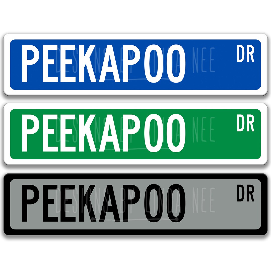 Peekapoo Sign Poodle Sign Pekingese Gift Poodle Mom Dog Lover Gift ...