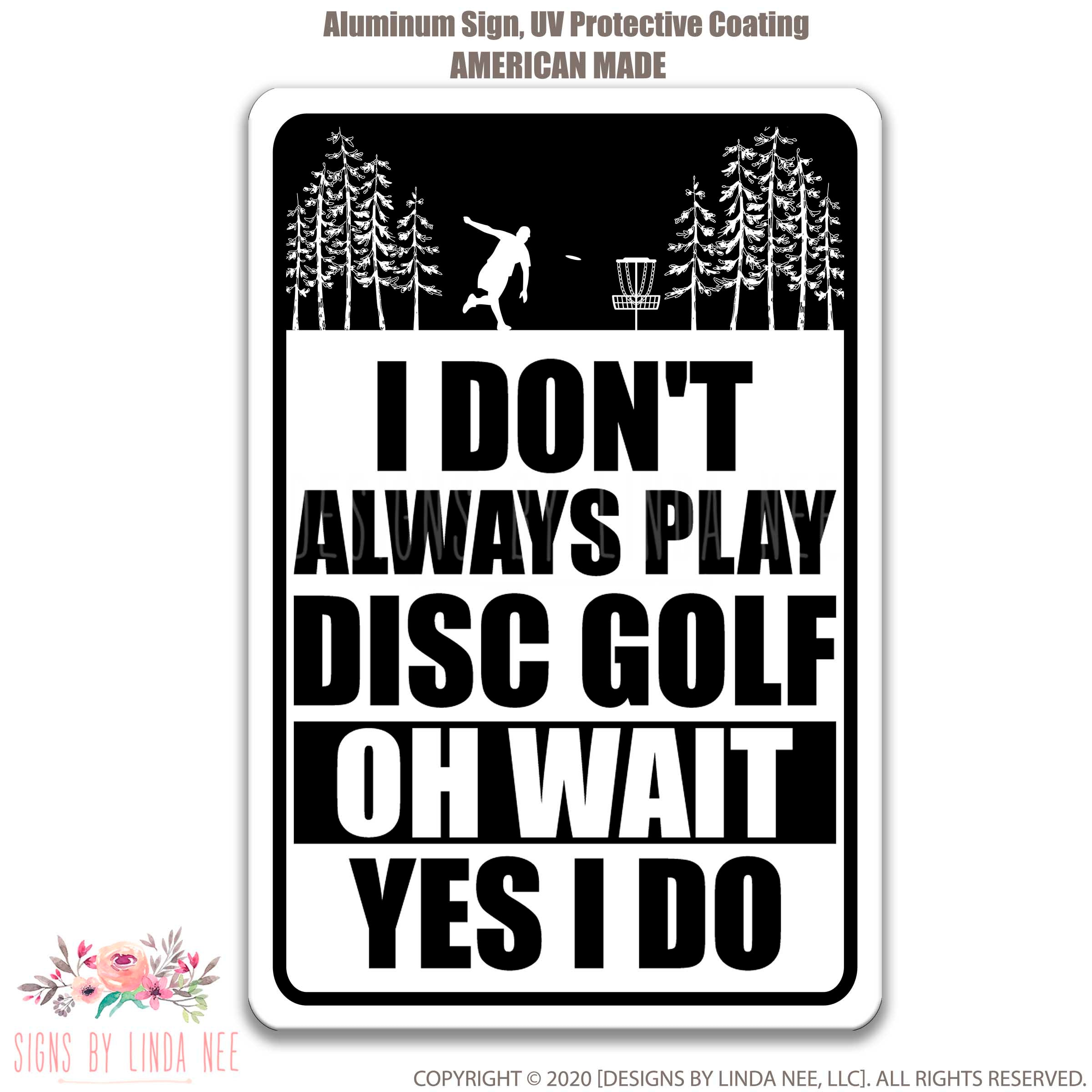 Funny Disc Golf Sign Disc Golfer Sign Disc Golfer Sign Disc - Etsy