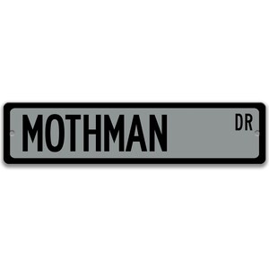 Mothman Sign, Cryptid Merchandise, Point Pleasant WV, Funny Gifts for ...