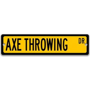 Axe Throwing, Axe Throwing Sign, Axe Thrower Gift, Axe Throwing Gift ...