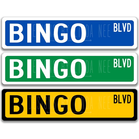 Bingo Sign Board Game Addict Game Room Sign Game Room | Etsy